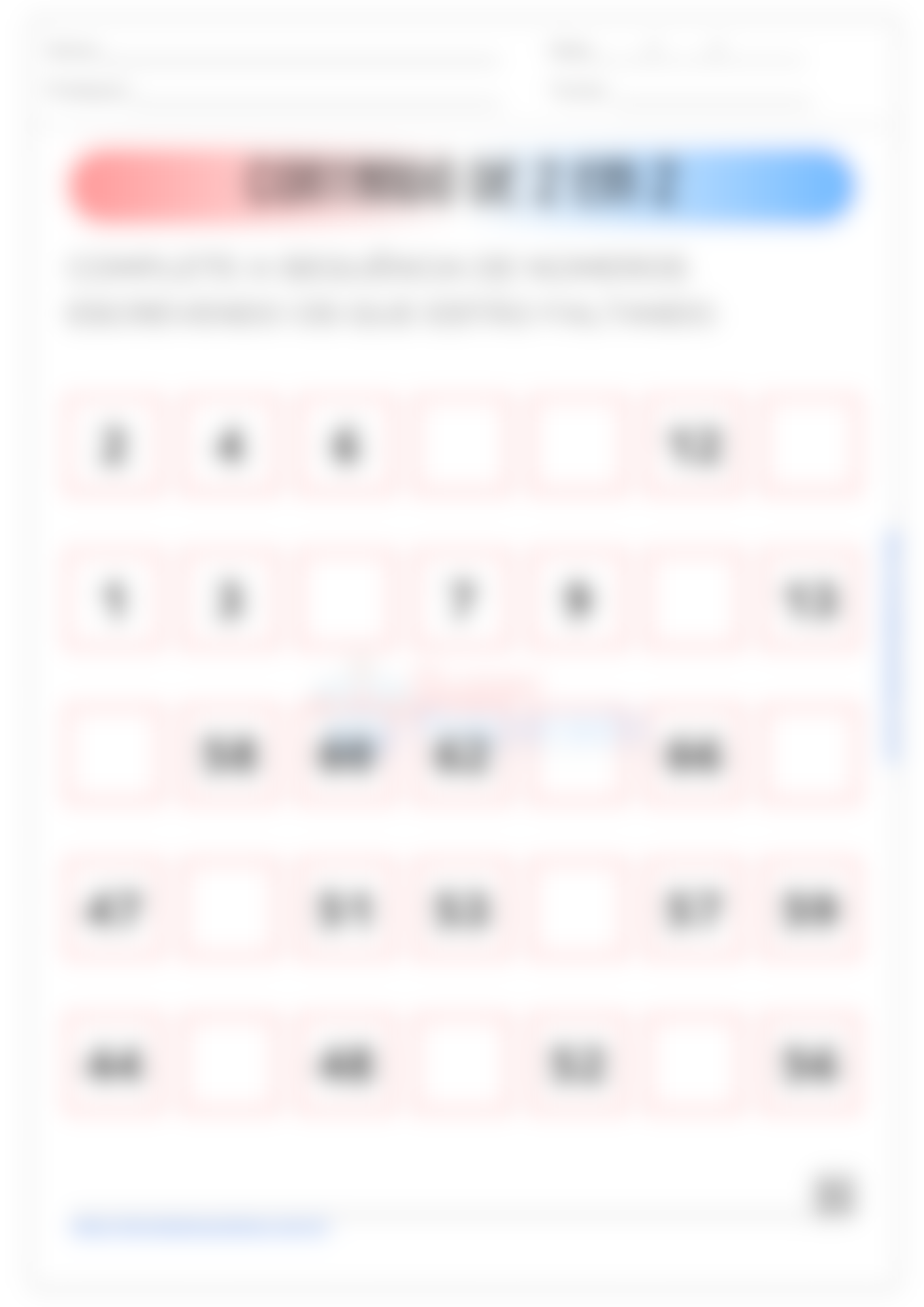 #22 Atividades Contar de 2 em 2 Para Educação Infantil e 1º ano EF ...